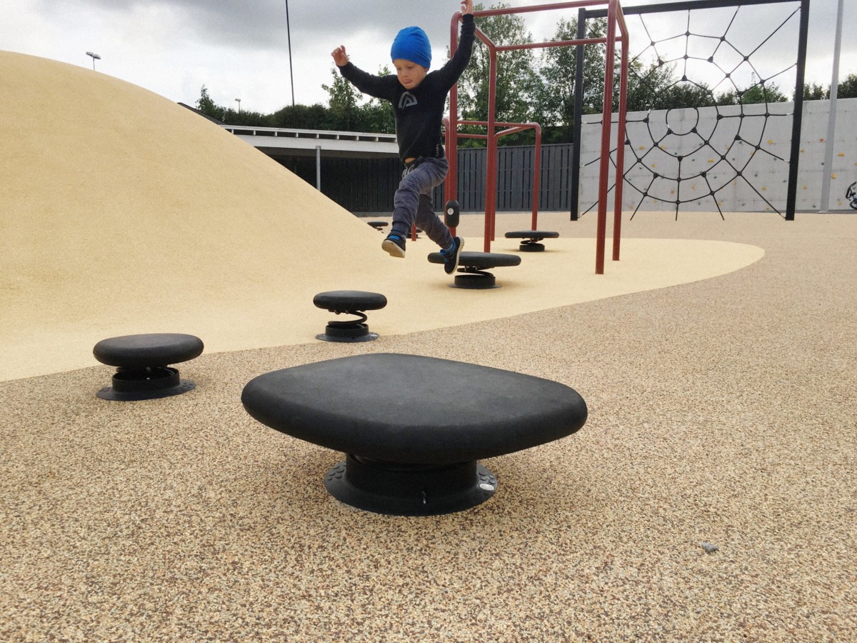 Jumpstone™ high quality bouncing jump pads for playgrounds