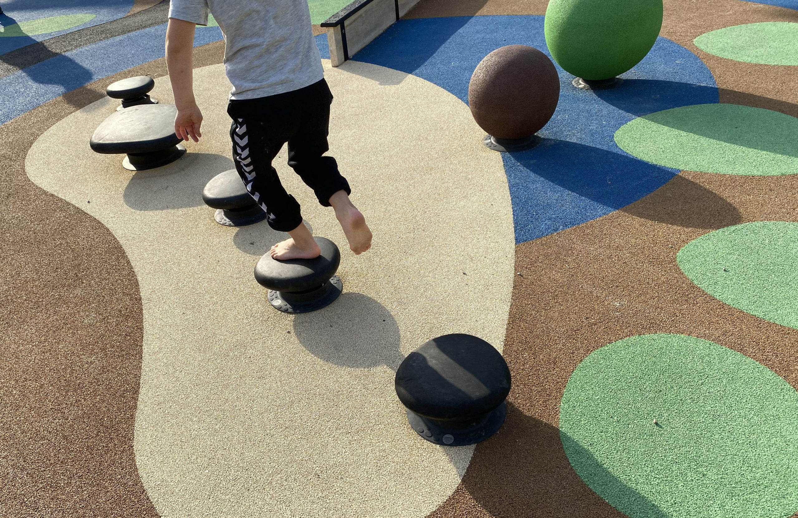 A balance park for the youngest children - Nymarkbakken kindergarten