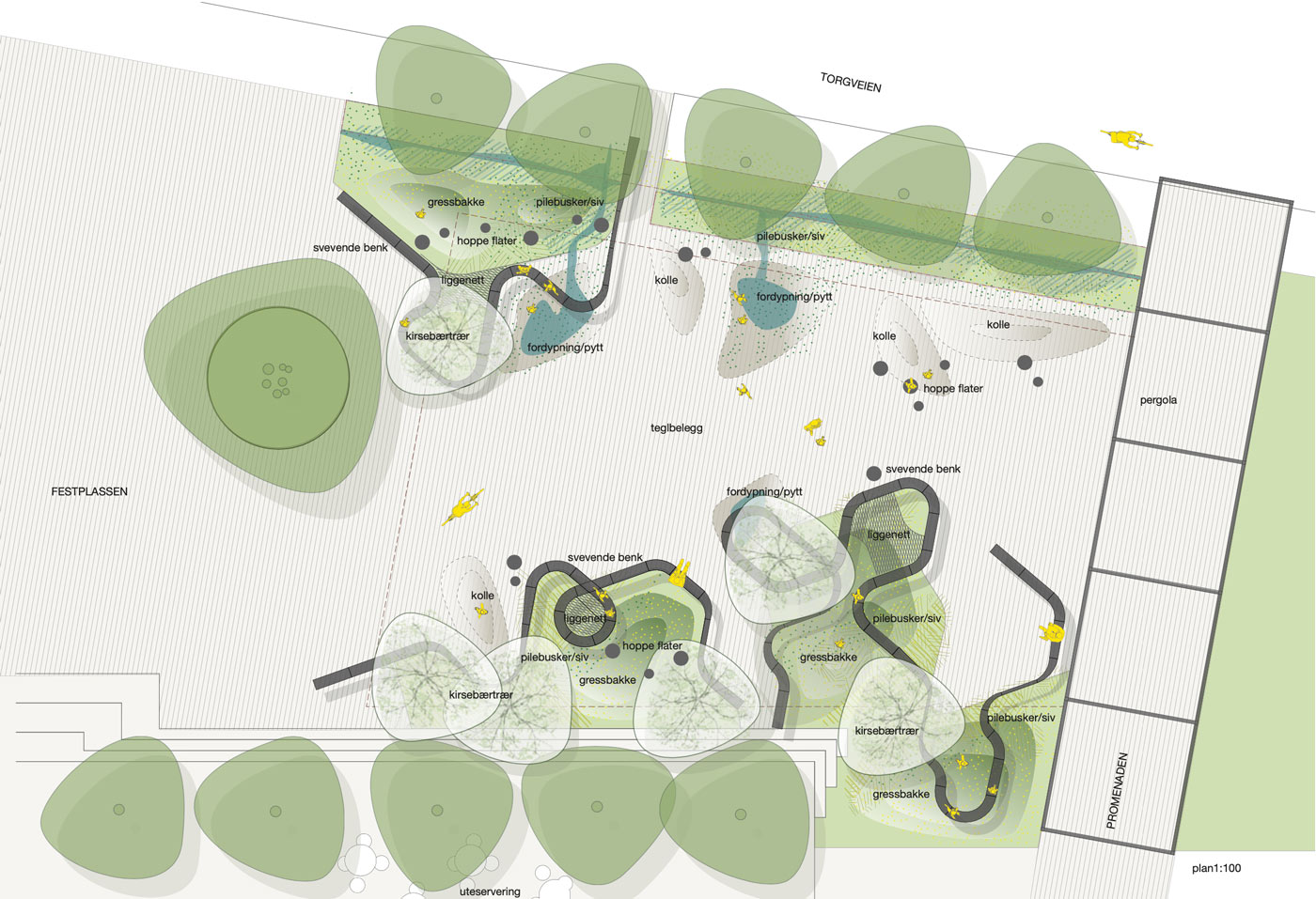 Ålgård square - Rampline